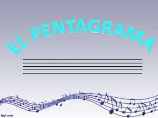Las lineas y espacios de pentagrama | PPTX