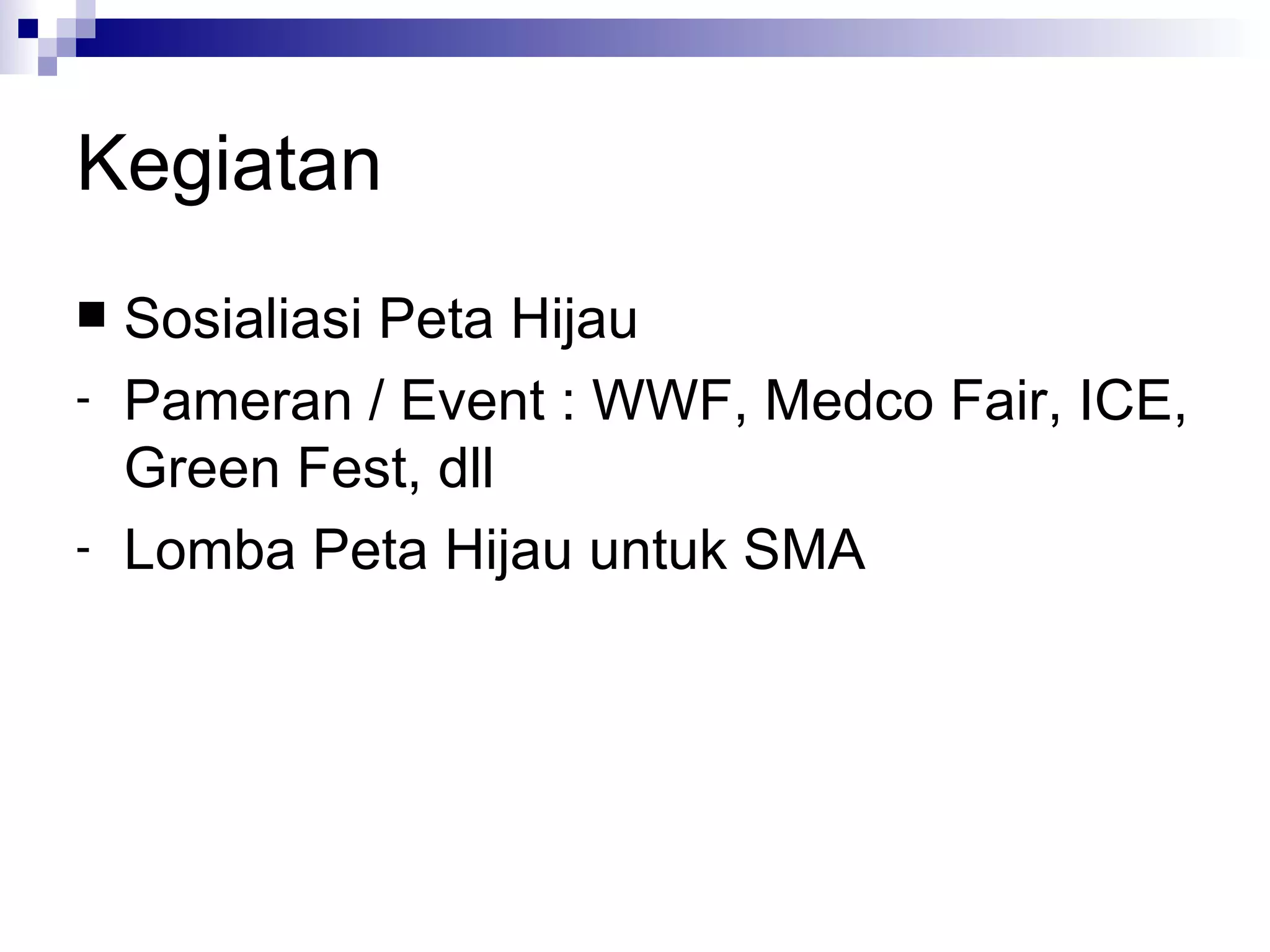 Peta Hijau Jakarta (2010) | PPT