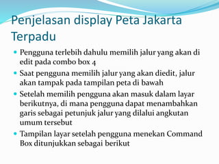 Peta jakarta terpadu | PPTX