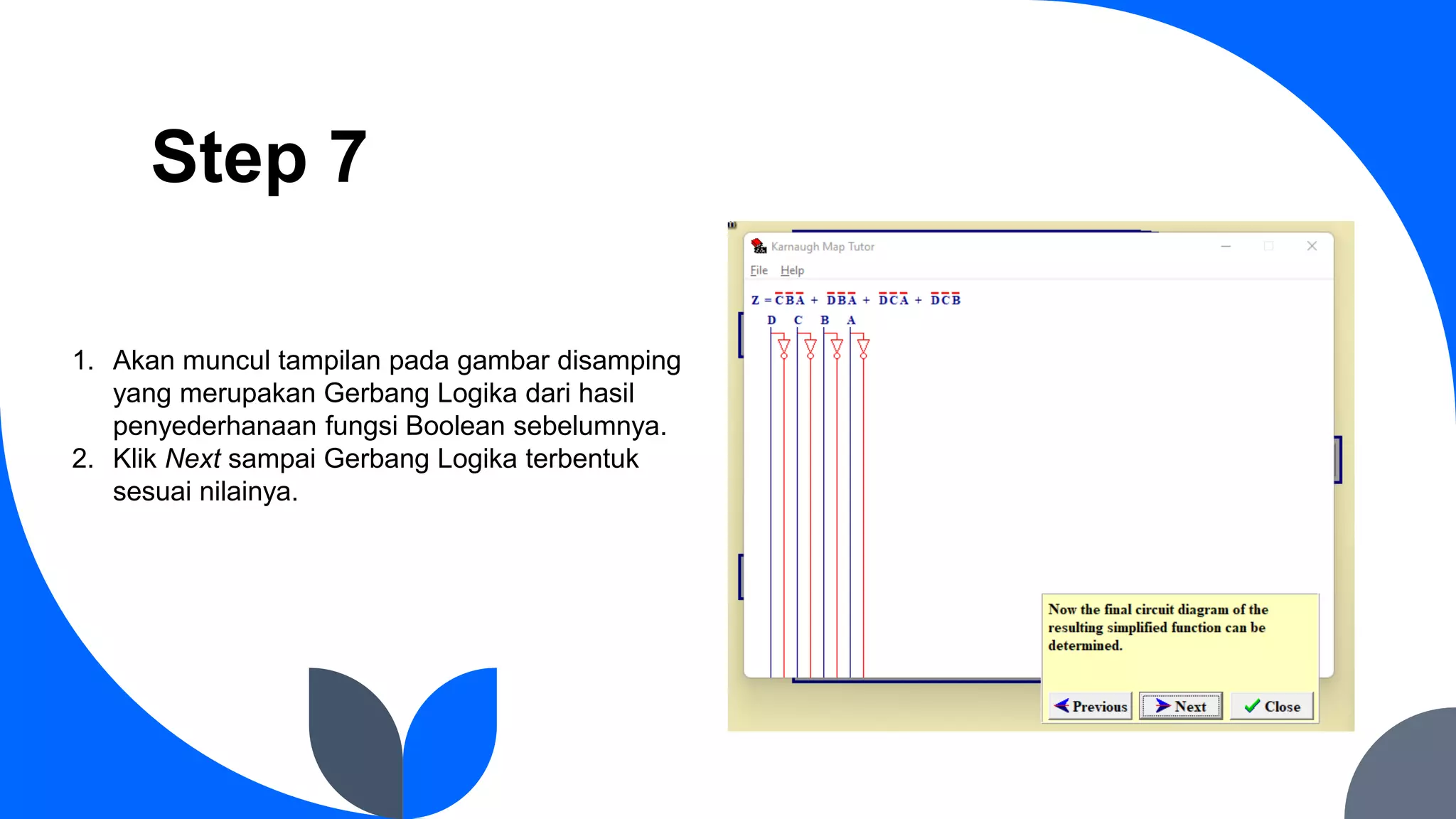 Karnaugh Map dan Gerbang Logika pada WinLogiLab | PPTX