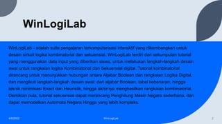 Karnaugh Map dan Gerbang Logika pada WinLogiLab | PPTX