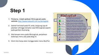 Karnaugh Map dan Gerbang Logika pada WinLogiLab | PPTX