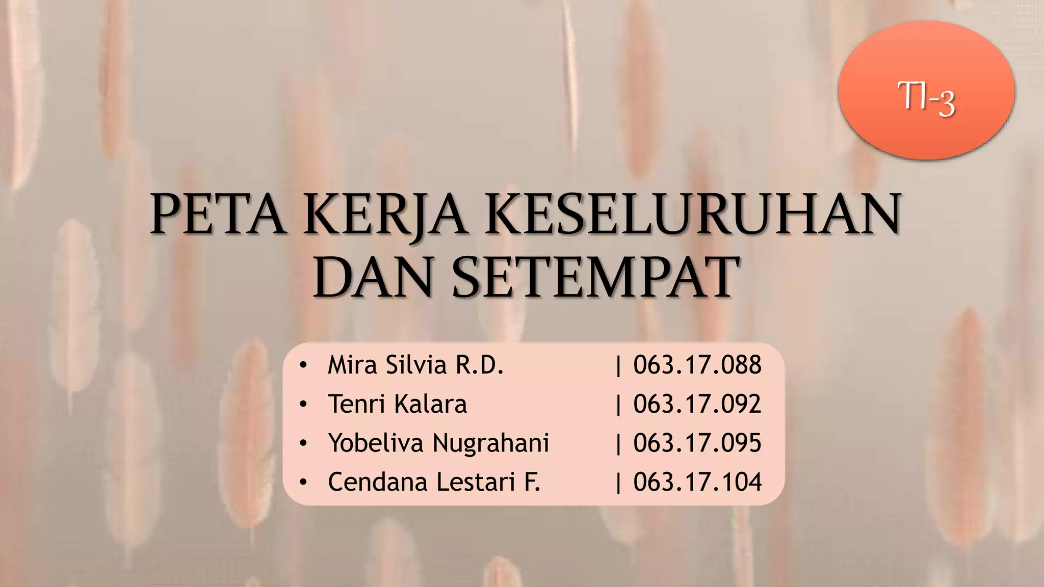 OPTIMASI PROSES | PPT