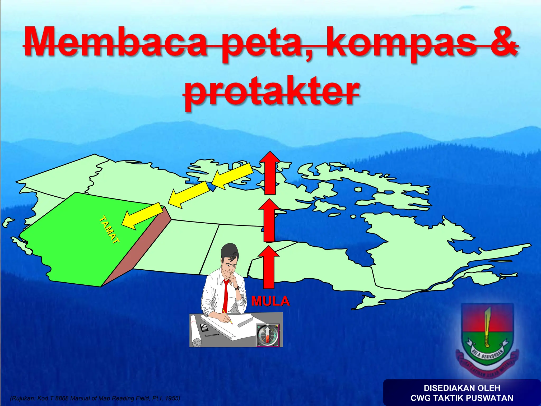 PETA,KOMPAS DAN PROTACTER ilmu membaca peta dan kompas | PPT