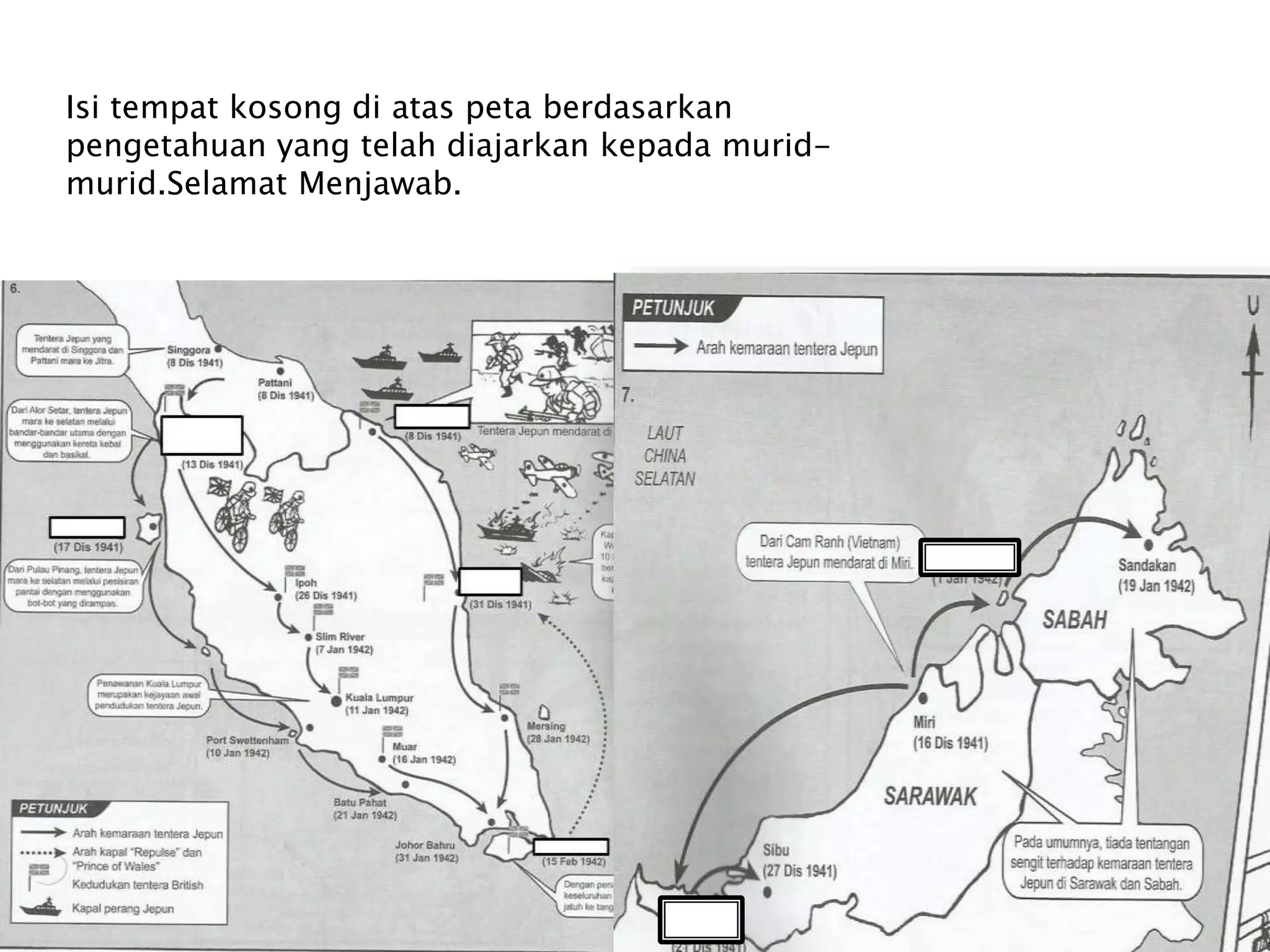 Peta melabel tanah melayu | PPTX