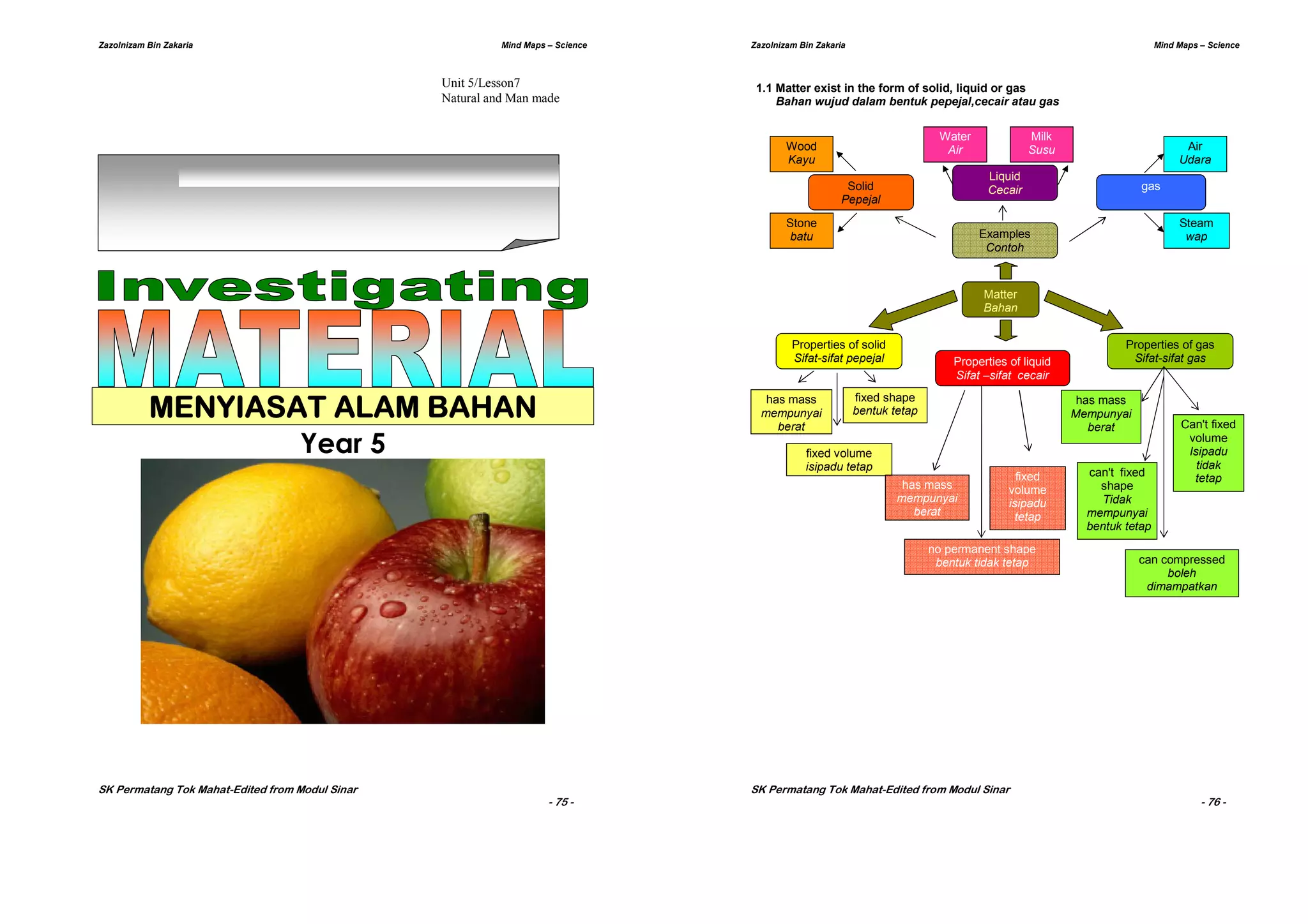 Peta minda sains | PDF