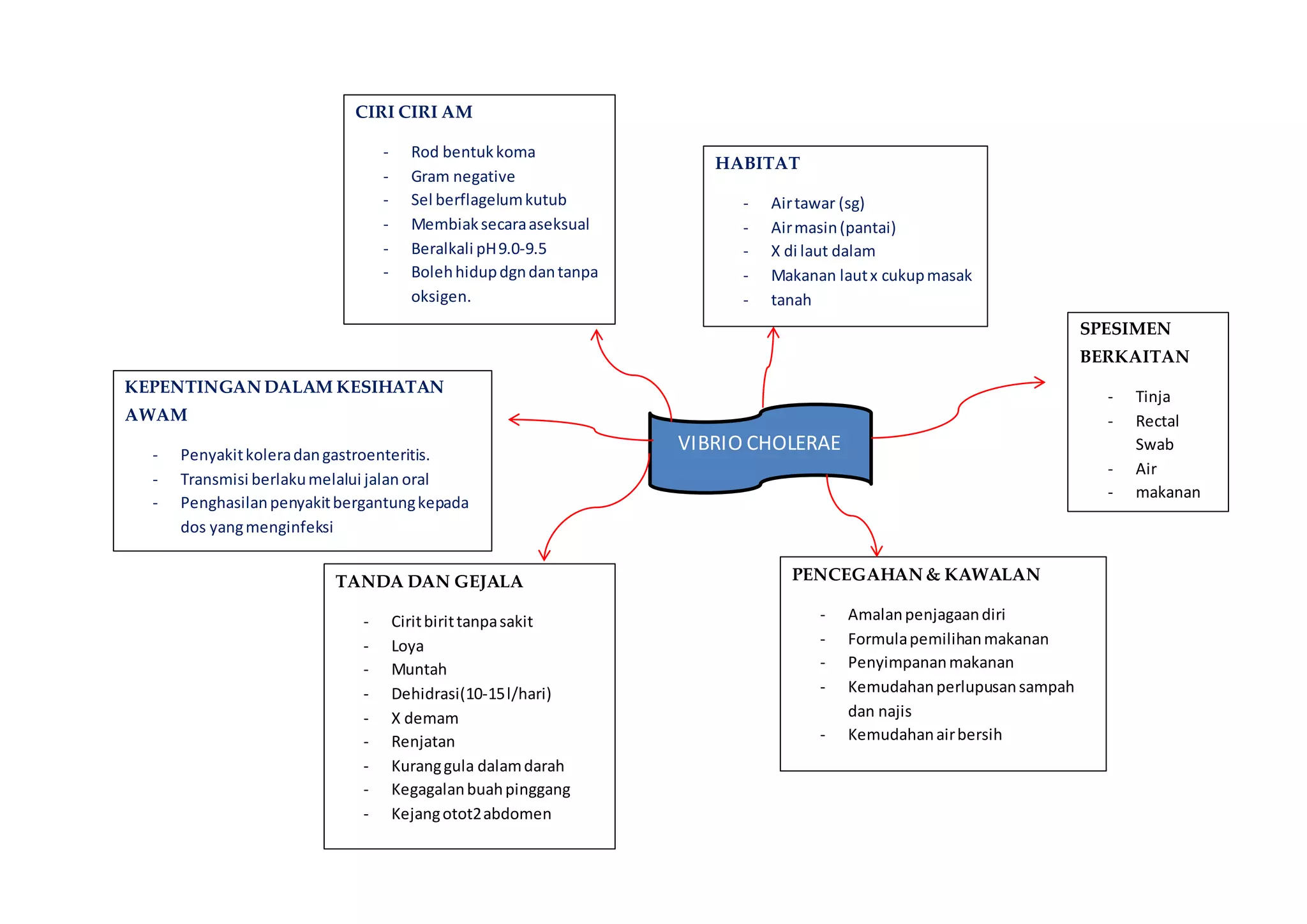 Peta minda vibrio cholerae | PPT