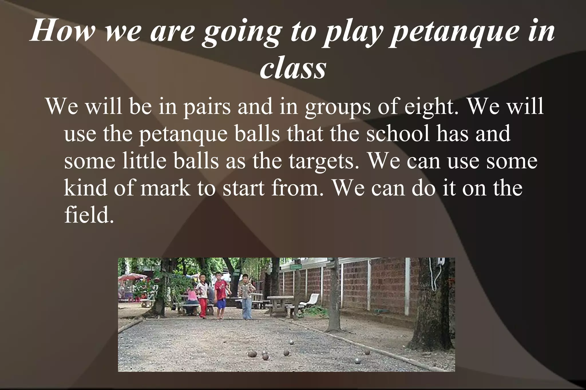Petanque | ODP