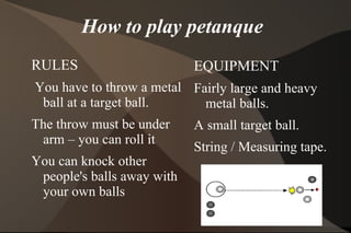 Petanque | ODP