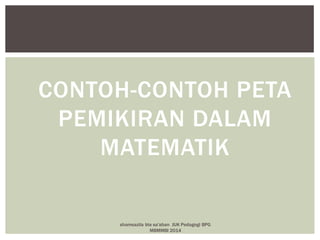 Peta pemikiran dalam pdp efektif di bilik darjah menggalakkan KBAT di ...