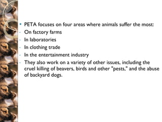 PETA Presentation | PPT