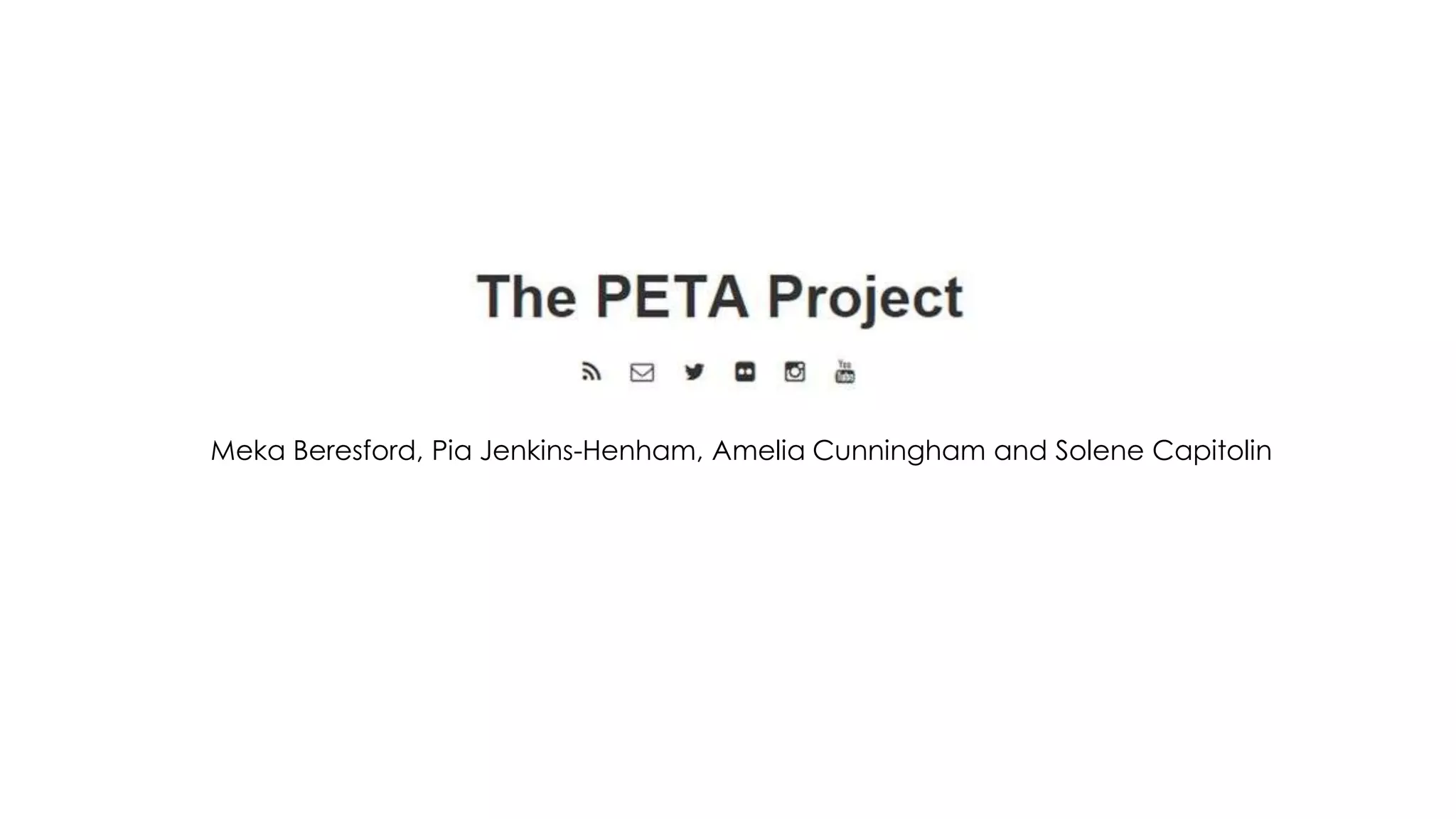 Peta project '14 | PPTX