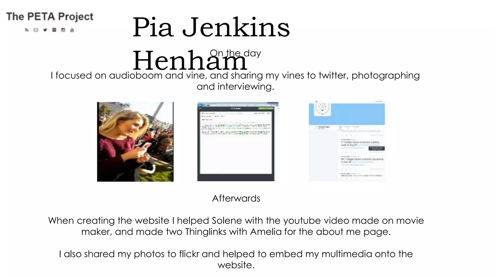 Peta project '14 | PPTX