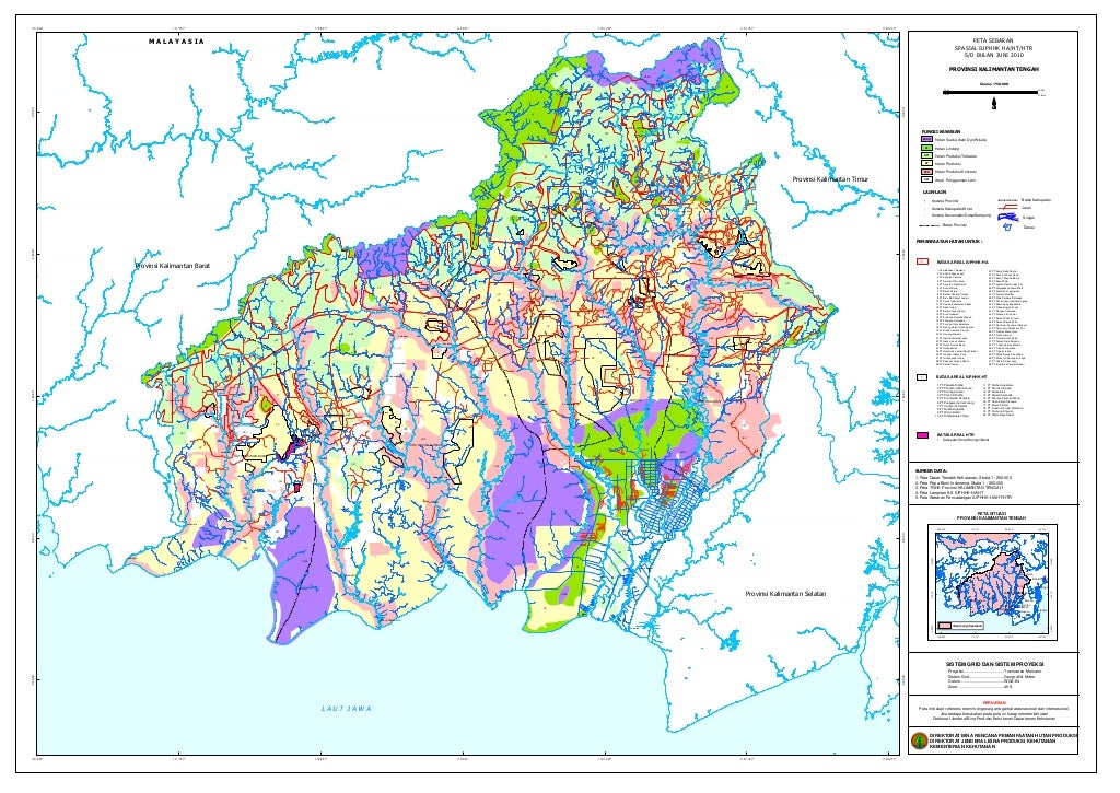Peta sebaran iuphhk provinsi kalteng