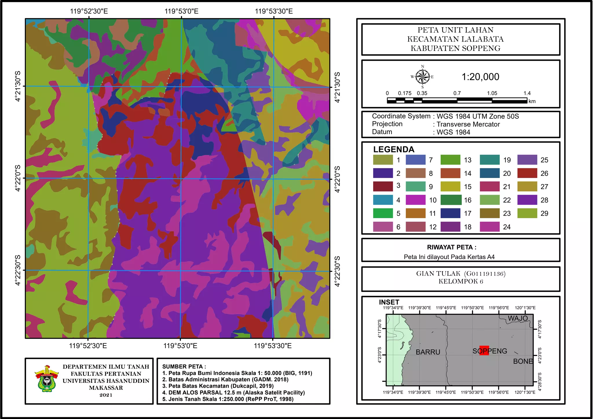 Peta unit lahan | PPT
