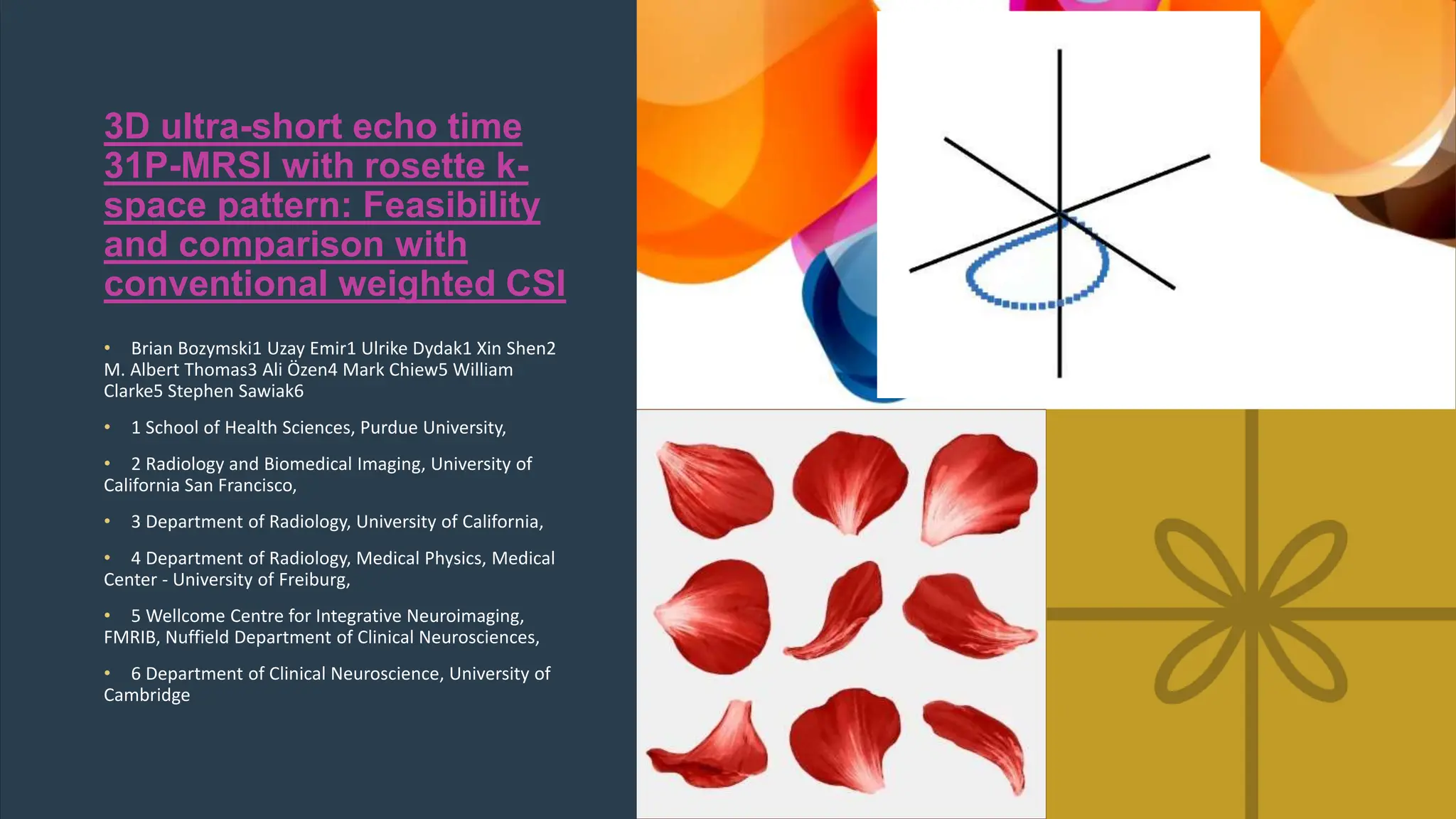 3D UTE 31P-MRSI with modified rosette k-space (PETALUTE): Comparison with conventional weighted ...