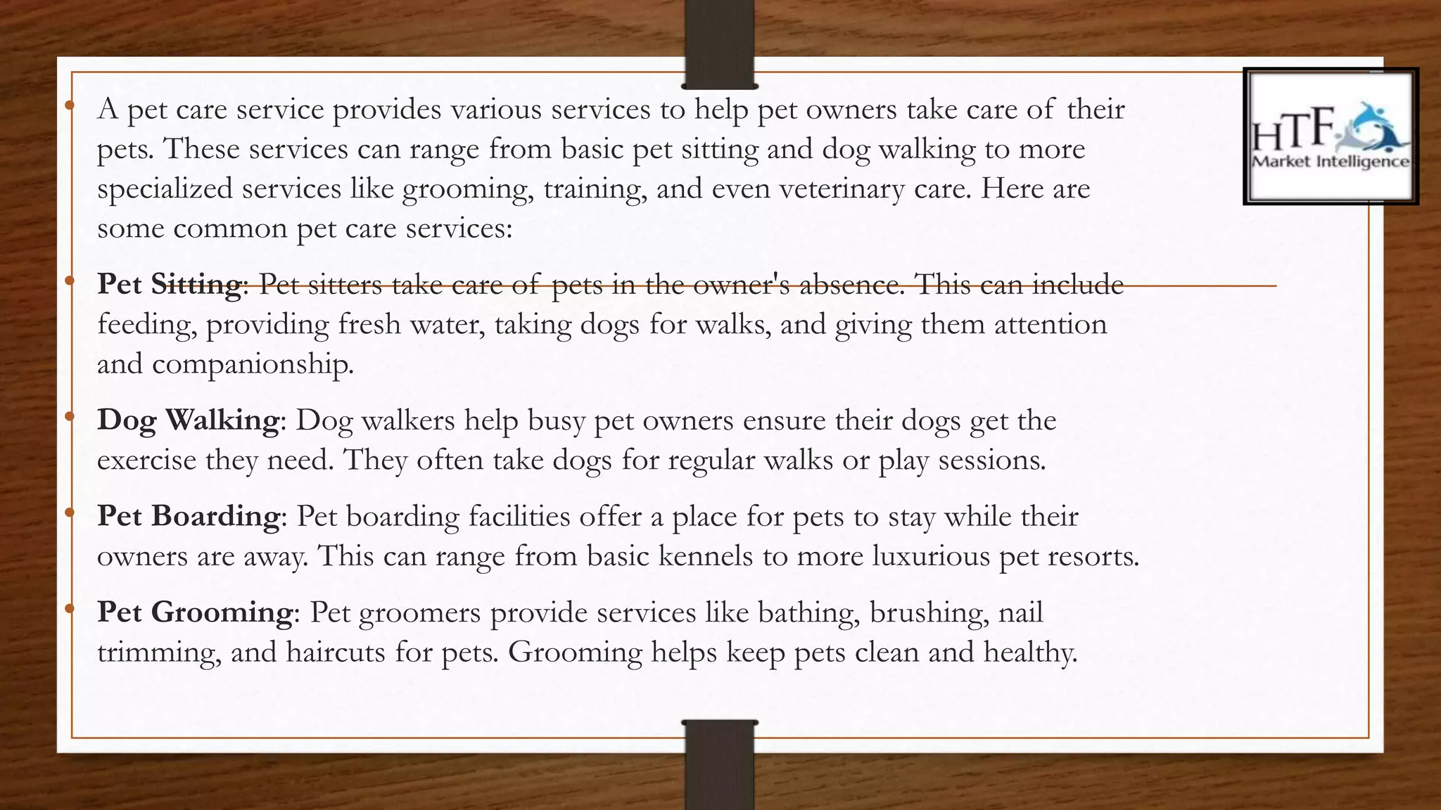 Pet Care Service | PPTX