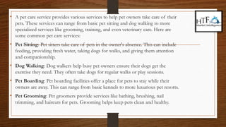 Pet Care Service | PPTX