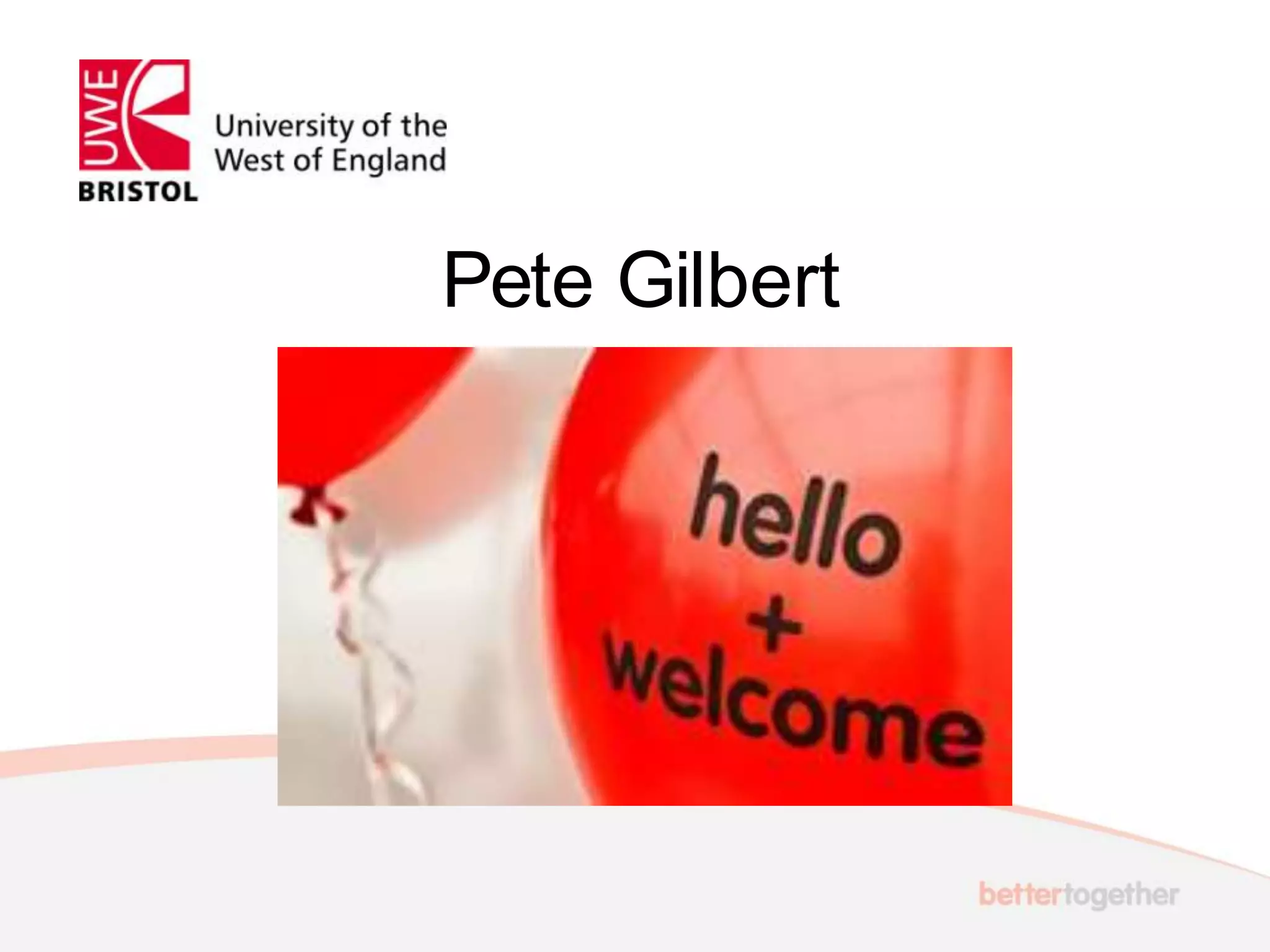 The use of SharePoint at UWE | PPT