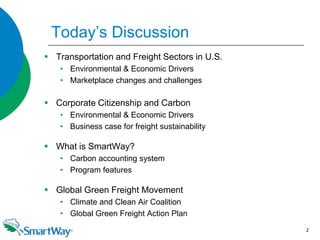 SmartWay Transport Partnership Leading the Way as Green Freight Goes ...