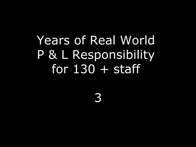 Peter Botting In Numbers | PPT