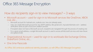 Secure Communication with Office 365 | PDF