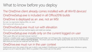 Managing OneDrive for Business | PPTX | Operating Systems | Computer ...