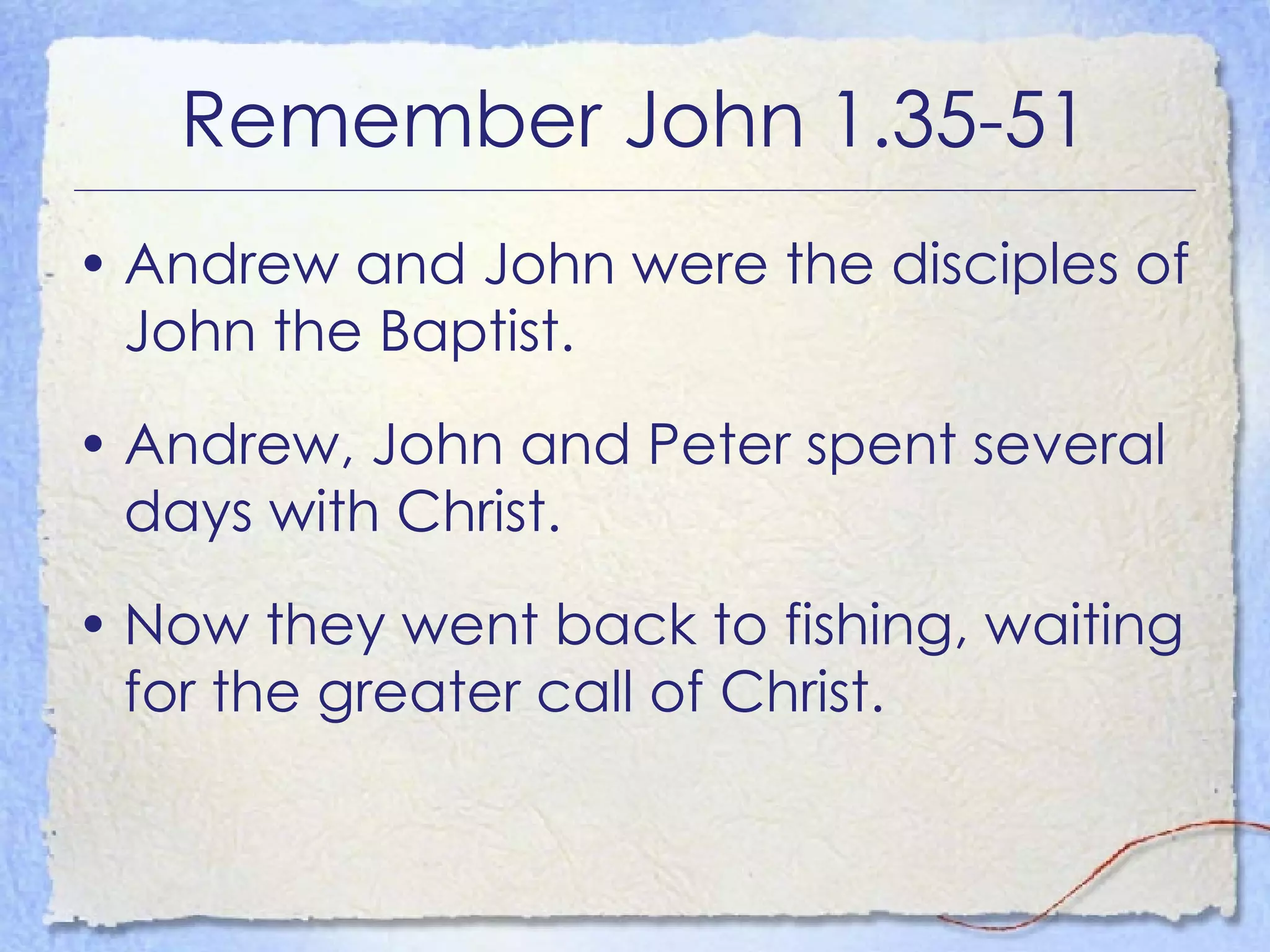 Peter James And John | PPT
