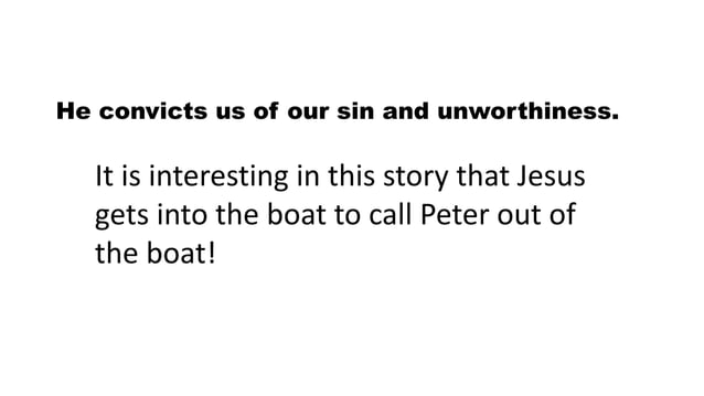 Peter luke chapter 5 verse 1-12 | PPT