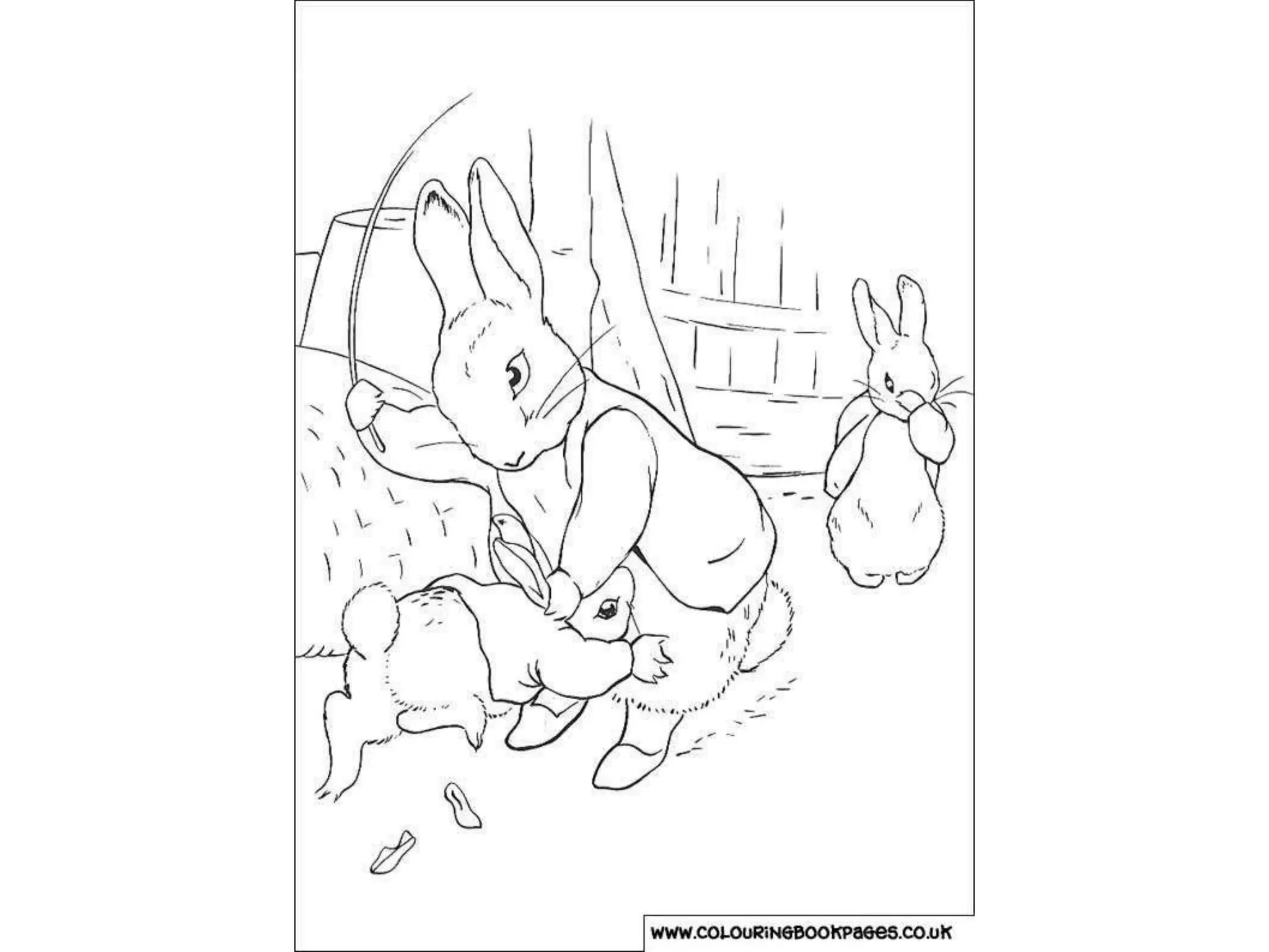 Peter Rabbit Colouring Pages and Kids Colouring Activities | PPT
