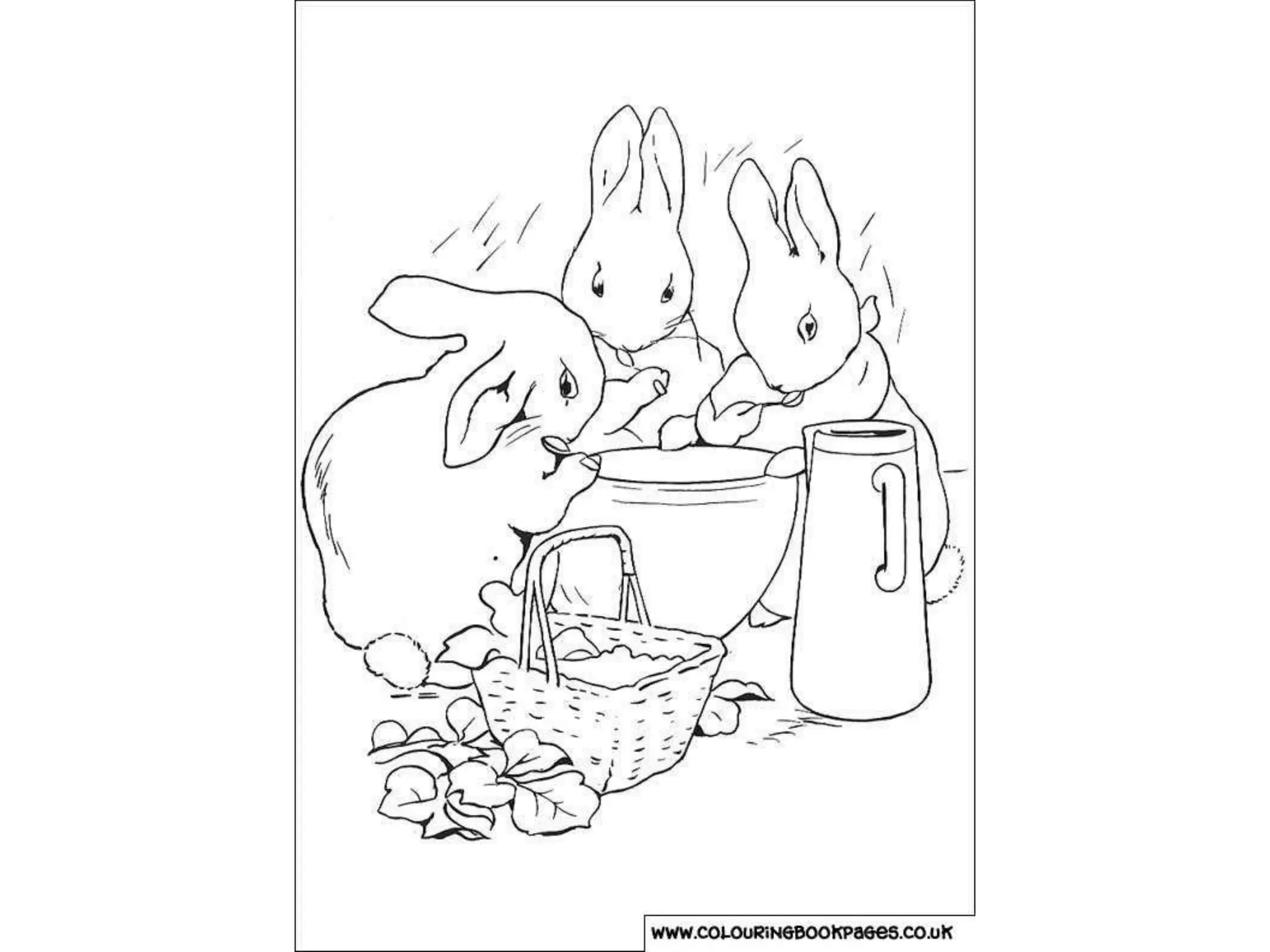 Peter Rabbit Colouring Pages and Kids Colouring Activities | PPT