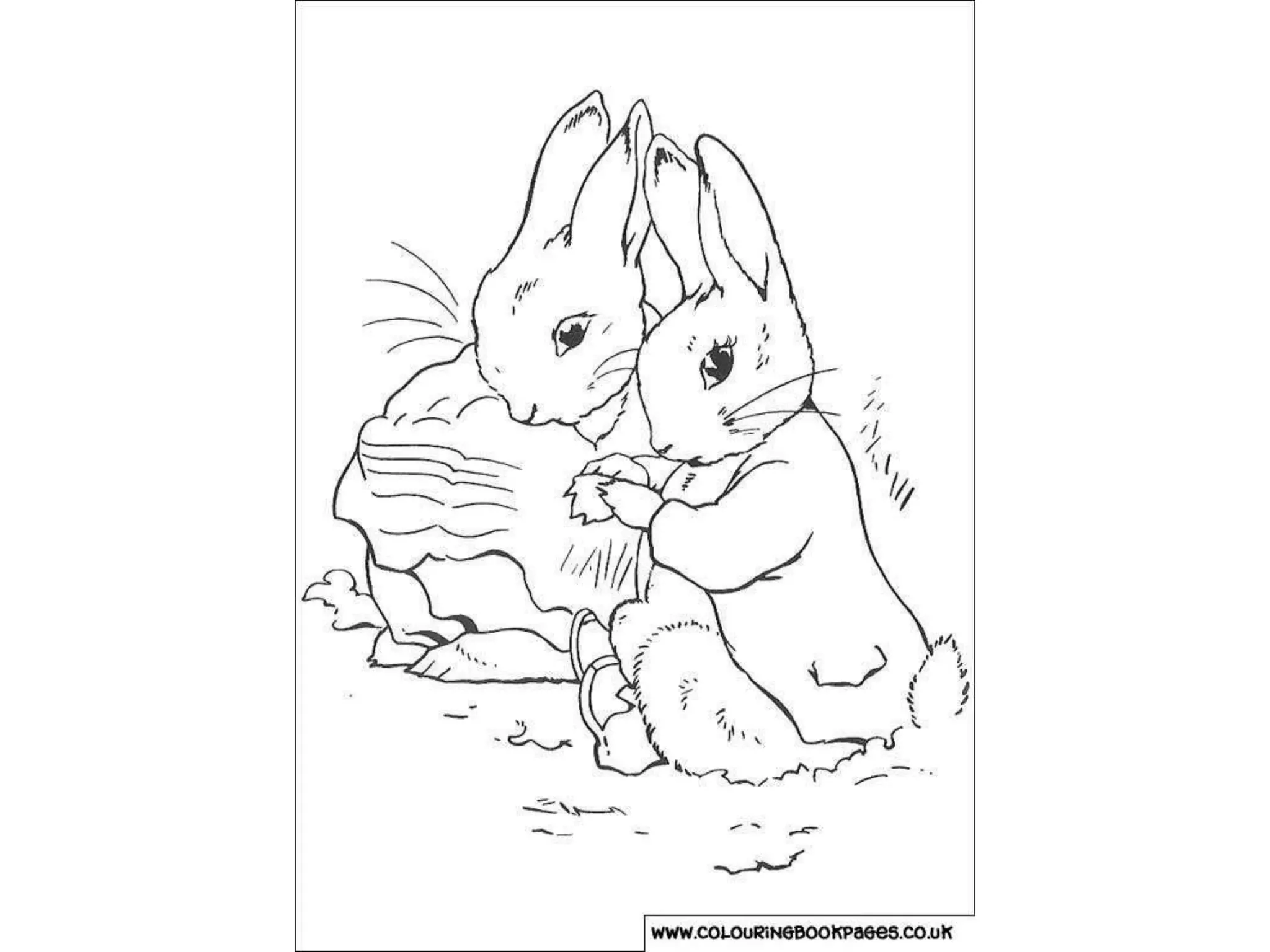 Peter Rabbit Colouring Pages and Kids Colouring Activities | PPT