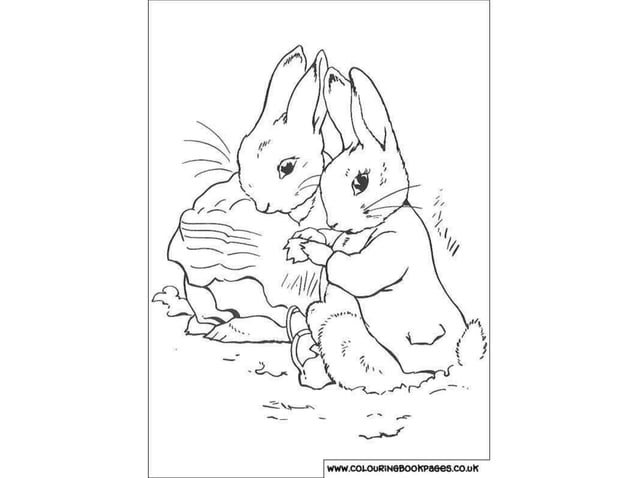 Peter Rabbit Colouring Pages and Kids Colouring Activities | PPSX