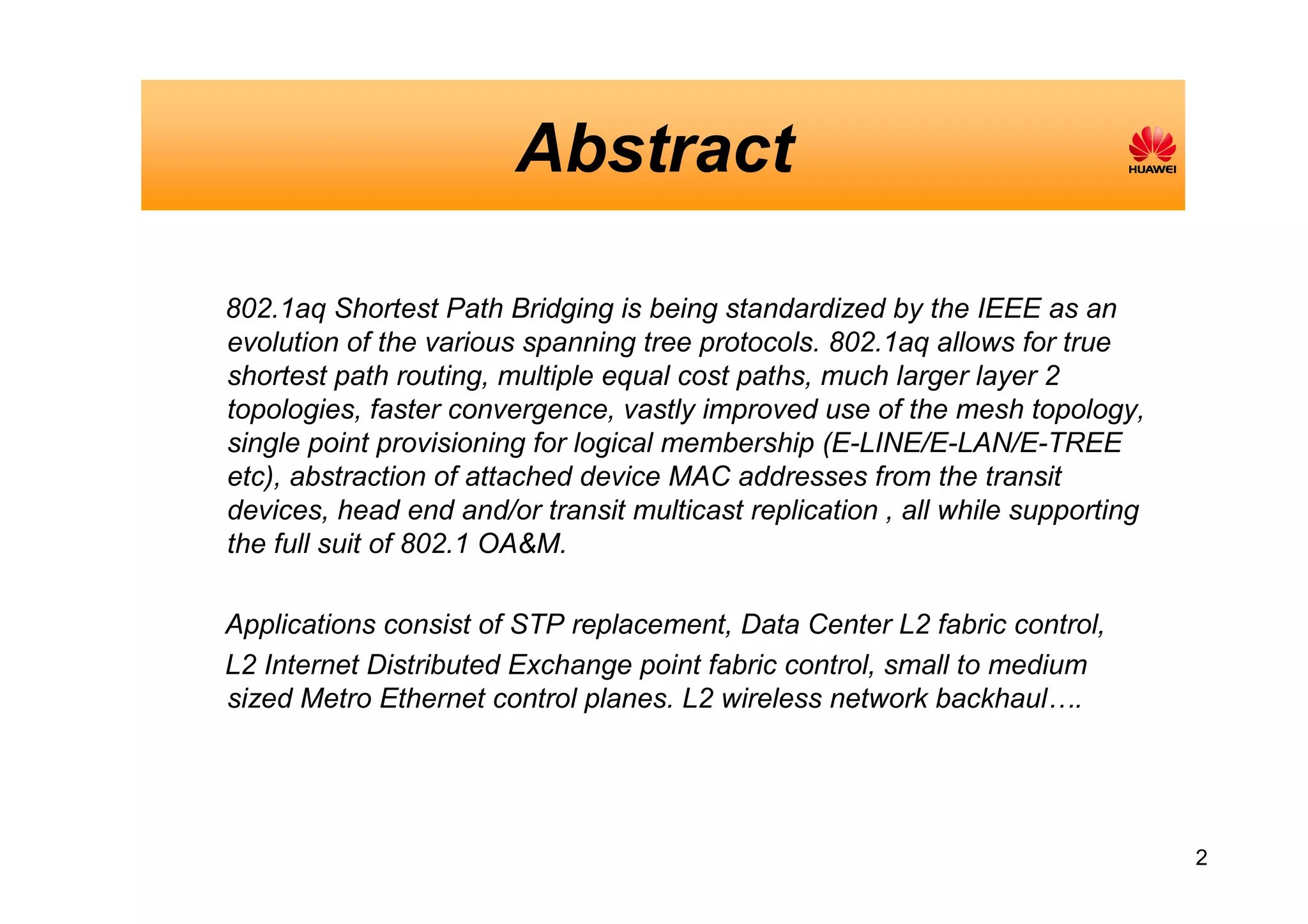PLNOG 8: Peter Ashwood-Smith - Shortest Path Bridging IEEE 802.1aq