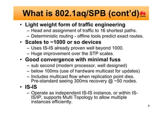 PLNOG 8: Peter Ashwood-Smith - Shortest Path Bridging IEEE 802.1aq