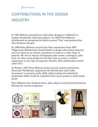 Peter behrens | DOCX