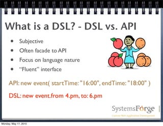 GGUG:Practical DSL Design | PPT