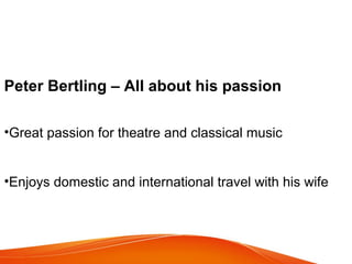 Peter Bertling – Highly Specialized In the Defense of Medical ...