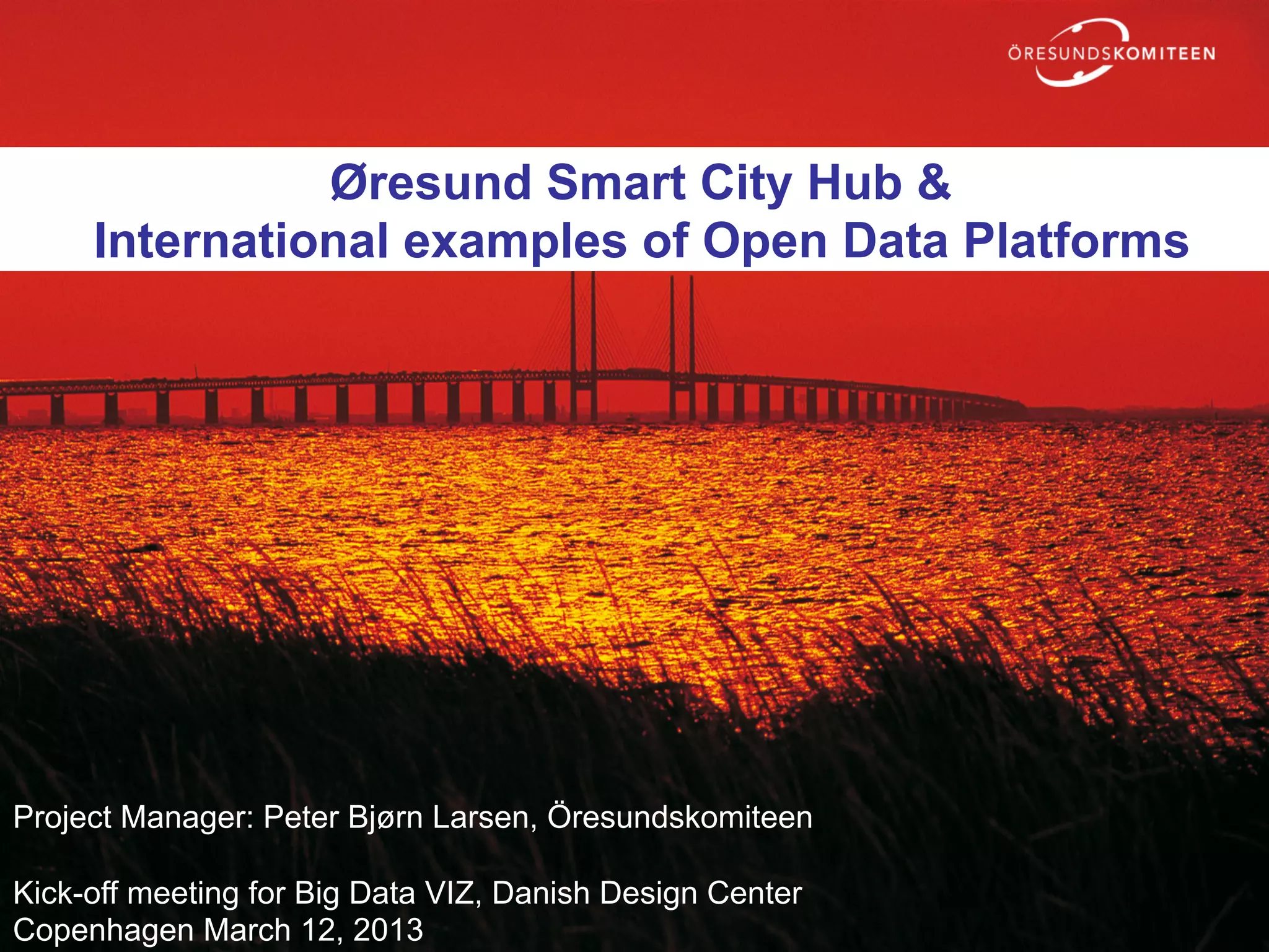 Peter Bjørn Larsen - Öresund Smart City Hub | PDF