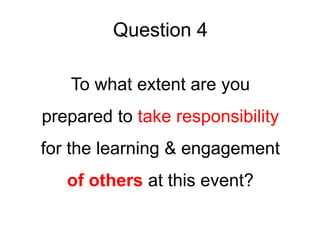 Peter Block Engagement Questions with Speed Conversation | PPTX
