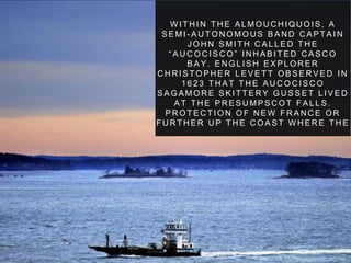 Peter Bouchard - About Falmouth, ME | PPT