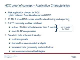 Hybrid Columnar Compression in a non-Exadata System | PDF