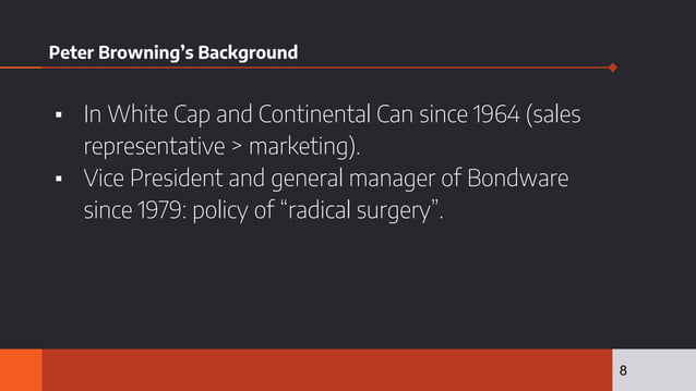Peter browning and continental white cap | PPTX