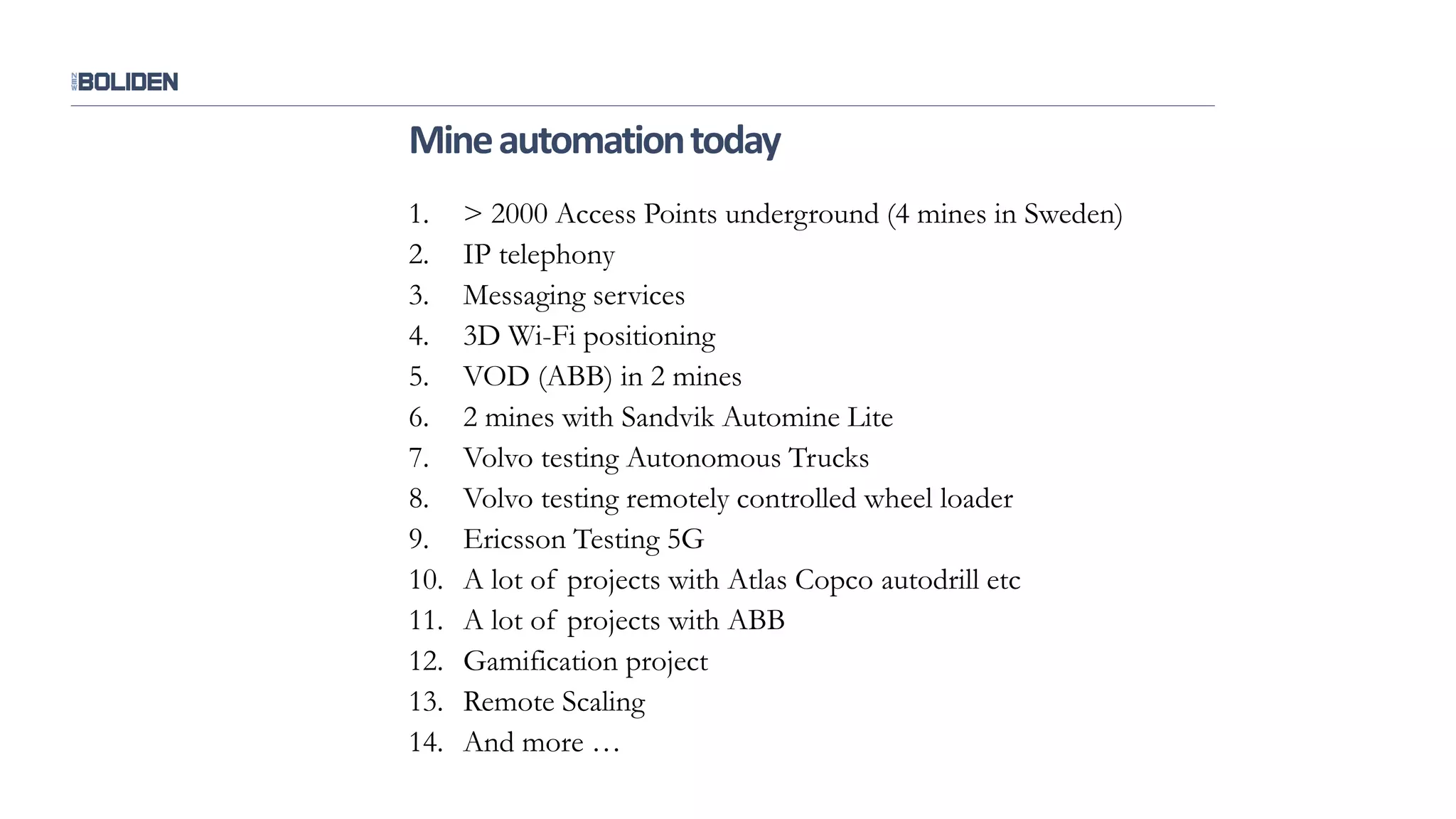Peter Burman, Boliden | PDF