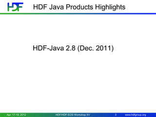 HDF Tools Updates and Discussions | PPTX | Programming Languages ...