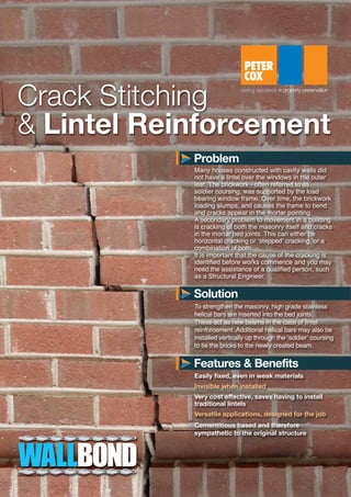Peter Cox - Wallbond Crack Stitching | PDF