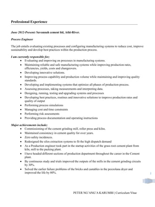 Peter cv | PDF