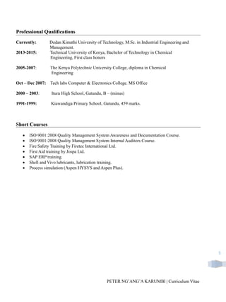 Peter cv | PDF