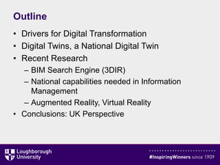 Digital Transformation of Civil Engineering and Construction | PPTX