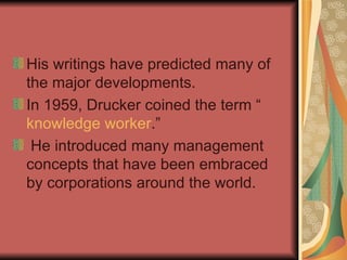 Peter Drucker | PPT